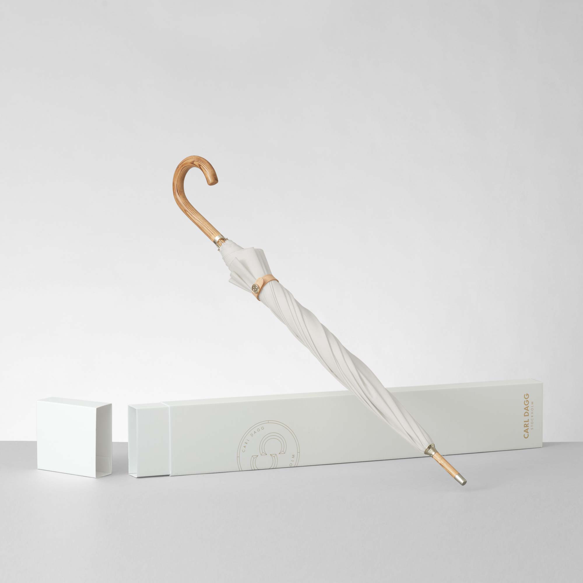 Coconut White Umbrella | Carl Dagg Stockholm