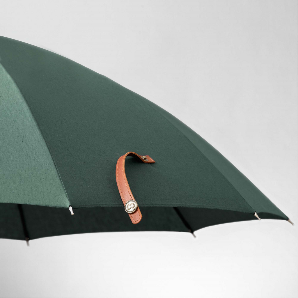 Cloudy Green Umbrella | Carl Dagg Stockholm